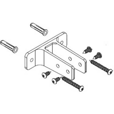 Bradley Partition Stainless Steel Urinal Screen Hardware Kit, Zamak ...