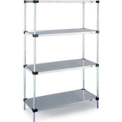 Metro Corrosion-Resistant Shelving Components - 54-9/16"H Post ...