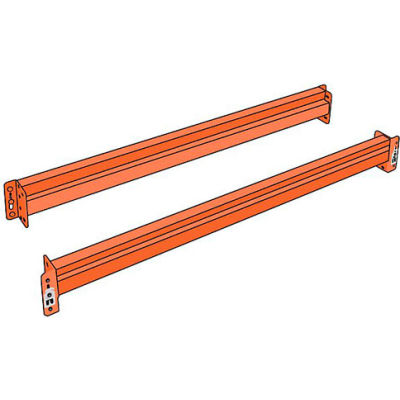 Husky Rack & Wire Pallet Rack Teardrop Beam - 96"W x 4.8"H - 7,430 Lbs ...