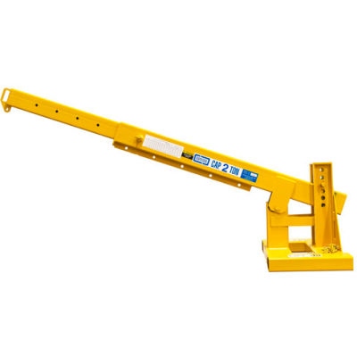 Contrx Pivot Boom Forklift Jib-Lift Crane, 36" On-Center Fork Pockets ...