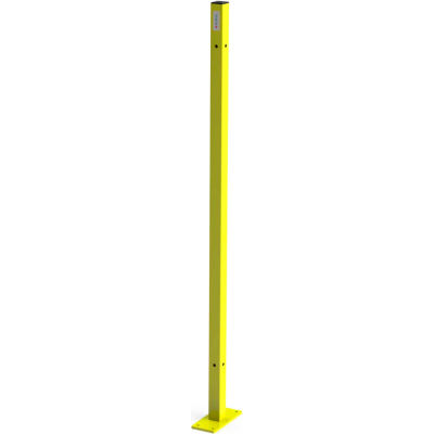 Global Industrial™ Machine Guard Corner Post, Yellow