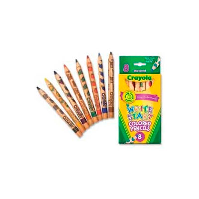 Crayola® Write Start Colored Pencils, Sharpened, Assorted, 8/Set ...