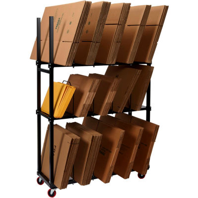 Corrugated Boxes & Cartons | Packaging Accessories | 3 Tier Carton Rack ...