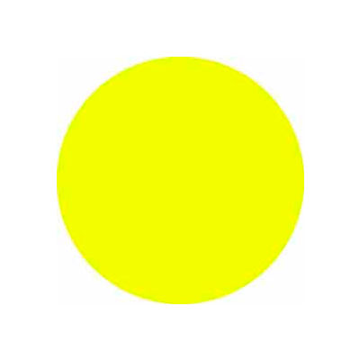 Bright Yellow Discs 1/2" Dia. | B464328 - GLOBALindustrial.com
