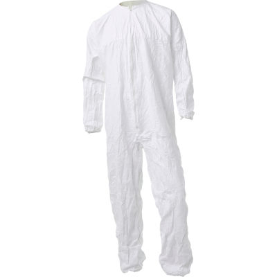 DuPont™ Tyvek® IsoClean® Coverall, Bound Seams, Elastic Wrists & Ankles ...