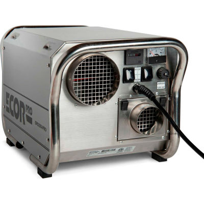 Ecor Pro Steel Desiccant Dehumidifier, 4 Hole System, 11.7 Amps, 1400 ...