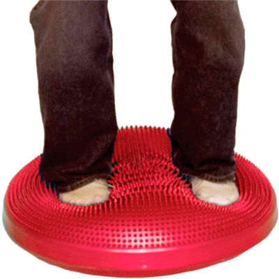 CanDo® Inflatable Vestibular Seating/Standing Disc, 60 cm (24"), Red