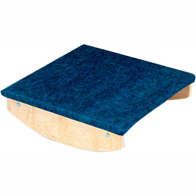 Physical Therapy | Exercise | Rocker Board, Wooden with Carpet, Side-to ...