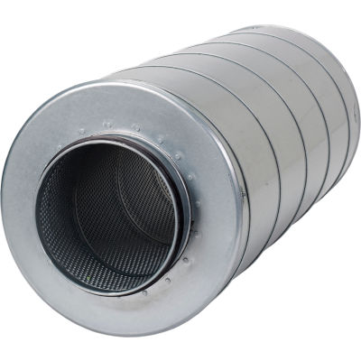 Fantech Circular Duct Silencer, 12" Duct