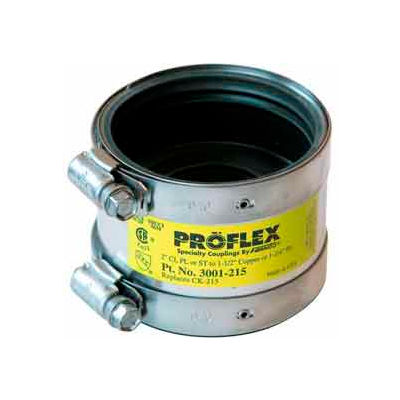 2" Cast Iron/Pvc/Steel X 1-1/2" Copper Proflex Coupling