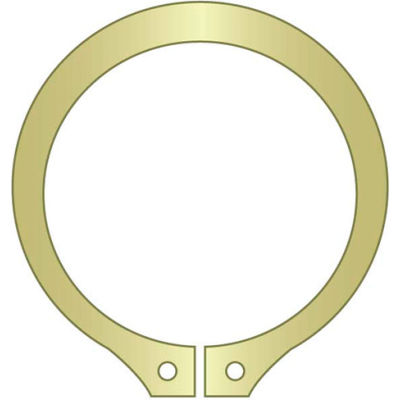 1" External Snap Ring - Standard Duty - Stamped - Spring Steel - Zinc ...