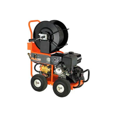 General Wire JM-3000-A Gas Water Jet Drain/Sewer Cleaning Machine W/200 ...