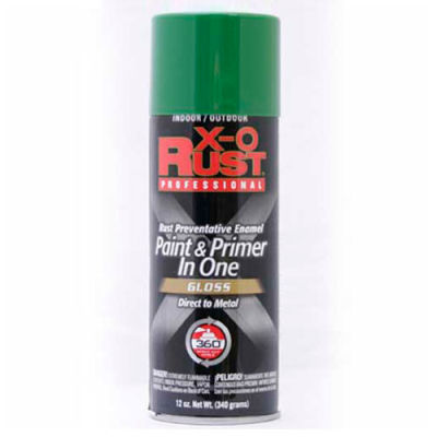 X-O Rust 12 oz. Aerosol Rust Preventative Paint & Primer In One, Medium ...