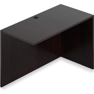 Offices To Go™ Return Desk - 48"W x 24"D x 29-1/2"H - Espresso