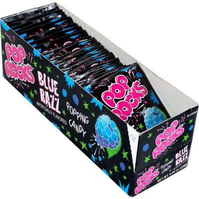 Pop Rocks Blue Raspberry, 24 Count | B2946887 - GLOBALindustrial.com