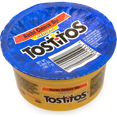 Tostitos Nacho Cheese Dip To-Go Cups, 3.6 oz, 30 Count