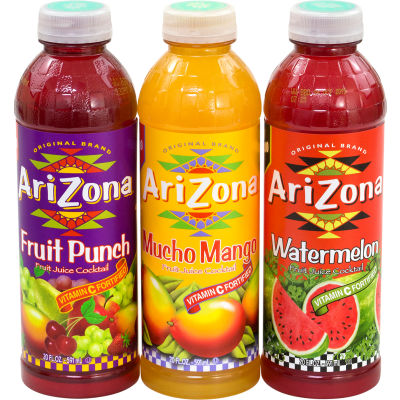 Arizona Juice Variety Pack, 20 oz, 24 Count