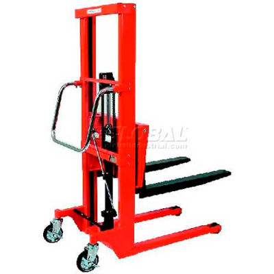 HAMACO Hydraulic Stacker HFH-HE600-15 - Step Type - 1322 Lb. Capacity ...