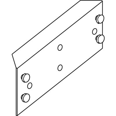 Hallowell Heavy Duty Double Rivet Angle Beam 84"W x 1"D x 2-3/4"H - 14 ...