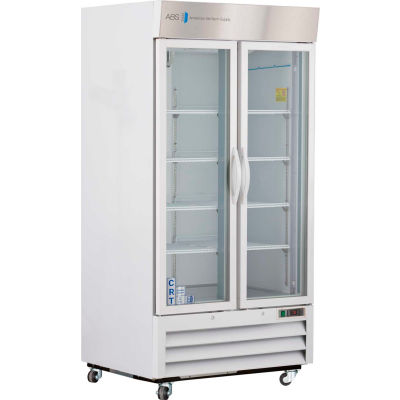 ABS Upright Controlled Room Temperature Cabinet, Glass Door, 36 Cu.Ft.