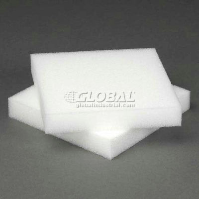 Protective Packaging | Foam | White Foam Pad, 6"W X 6"L X 1"D - Pkg Qty ...