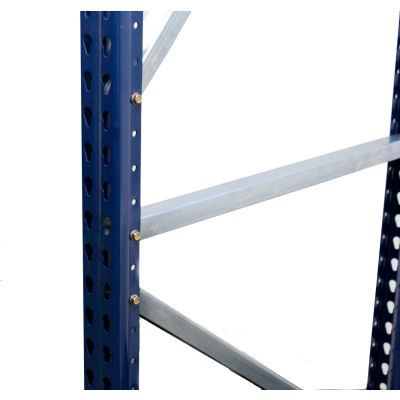 Interlake Mecalux Pallet Rack Tear Drop Upright Frame, Bolted, 168"H x ...