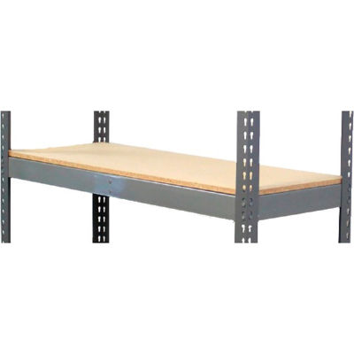 Interlake Mecalux Heavy Duty Rivet Steel Extra Level with Wood Deck ...