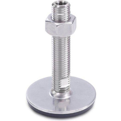 Leveling Foot - Threaded - 4950 Lbs. Capacity - 80mm Base Dia. - J.W ...