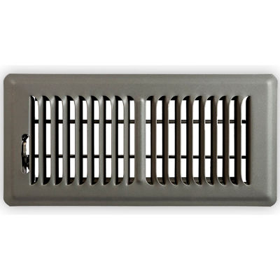 Speedi-Grille Floor Vent Register With 2 Way Deflection 4" X 12", Storm ...