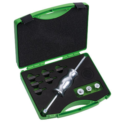 Kukko 10 Piece Slide Hammer Set (Metric) 6 Male Adapters & 3 Female ...