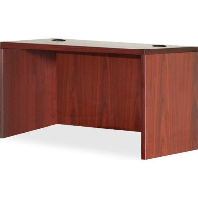 Lorell® Rectangular Desk Shell - 48"W x 30"D x 29-1/2" - Mahogany ...