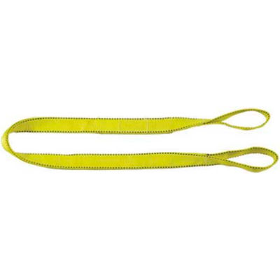 Liftex® Pro-Edge® 2"W 4'L 2 Ply Eye & Eye Poly Web Sling Twisted Eyes