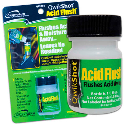 QwikShot® Acid Flush™ .5 Oz QT2501 | B2097349 - GLOBALindustrial.com