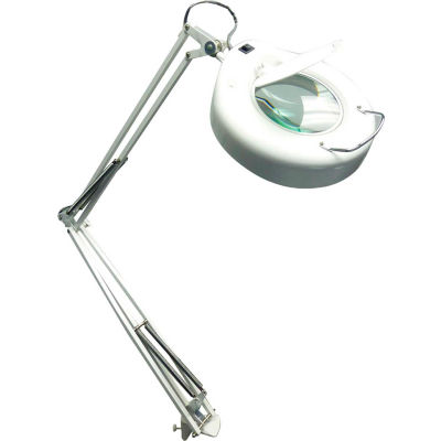 Magnifying Task Lamp, White, 5-Diopter