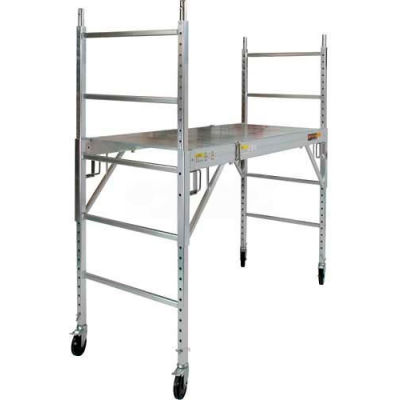 Metaltech Aluminum Maxi Drywall Baker Scaffold 74"L x 29-1/2"W x 75"H ...