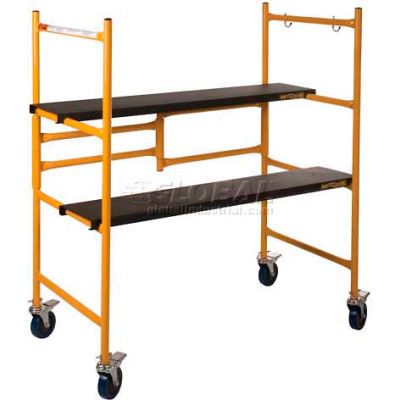 Metaltech MINI™ Folding Scaffold Step Ladder 39"L x 21-1/2"W x 46"H - I ...