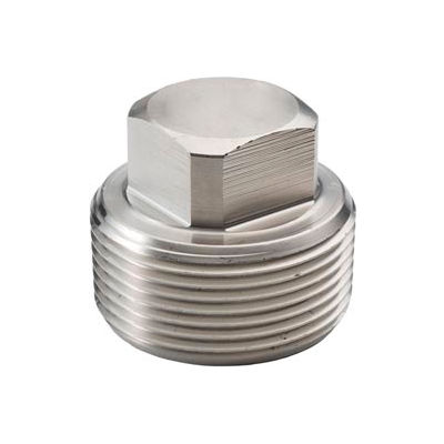 Ss 316/316l Forged Pipe Fitting 3/4" Square Head Plug Npt Male - Pkg ...