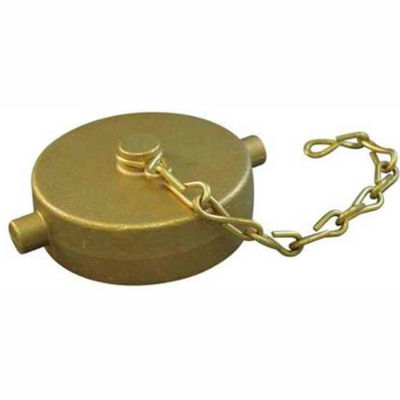 Fire Hose Hose Cap - 4-1/2 In. NH - Brass | B1246747 - GLOBALindustrial.com