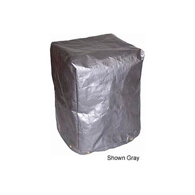 24"L X 24"W X 36"H, 5-Sided Polyethylene Machine Cover, 7 oz. Black ...