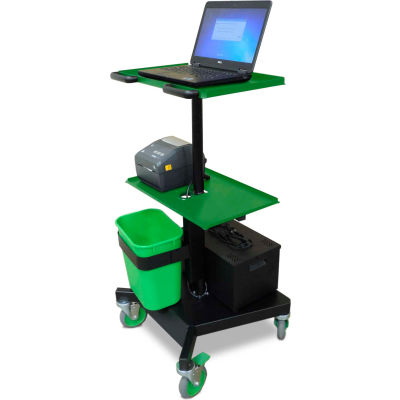 Newcastle Systems LT Series Mobile Powered Laptop Cart with SLA Battery ...