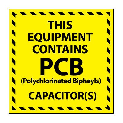 Signs | HazMat | Hazardous Waste Vinyl Labels - This Equipment Contains ...