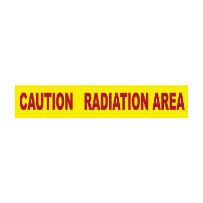 Printed Barricade Tape - Caution Radiation Area