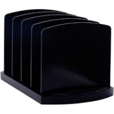 Officemate Standard Sorter with 4 Compartments Black