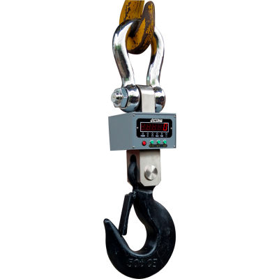 Optima Heavy-Duty LED Digital Crane Scale With Remote 40,000lb x 20lb
