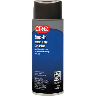 CRC Zinc-It Instant Cold Galvanize - 16 oz Aerosol Can - 18412 - Pkg ...
