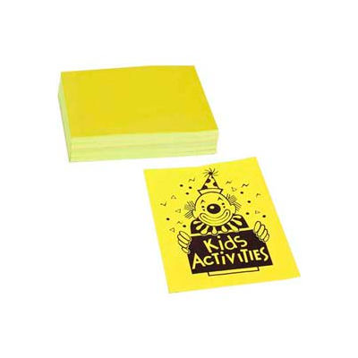 Pacon® Neon Bond Paper, 8-1/2" x 11", 24 lb, Yellow, 100 Sheets/Pack