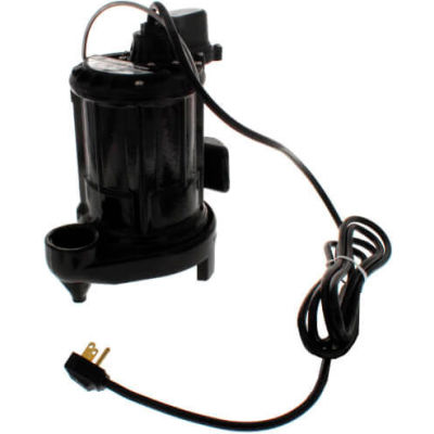 Liberty Pumps 257 1/3 HP, 115V, 22.9FT Shutoff, 44 GPM, 10FT Cord Sump ...