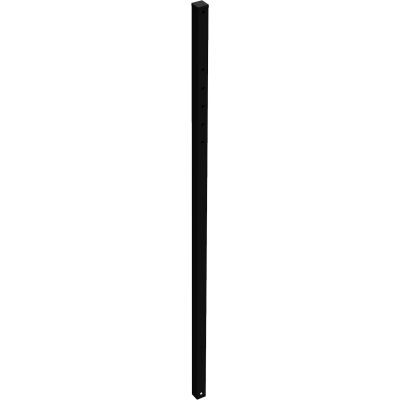 Plasticade Portable Sign Post For Plastic Or Rubber Base, 72", Black
