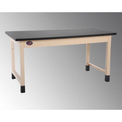 Proline Lab Work Bench 72"L x 30"D x 30" to 36"H STD. Epoxy Resin Work ...