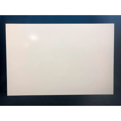Marsh Pro-Rite Painted Edge Porcelain Markerboard - 48"x72" - Frameless